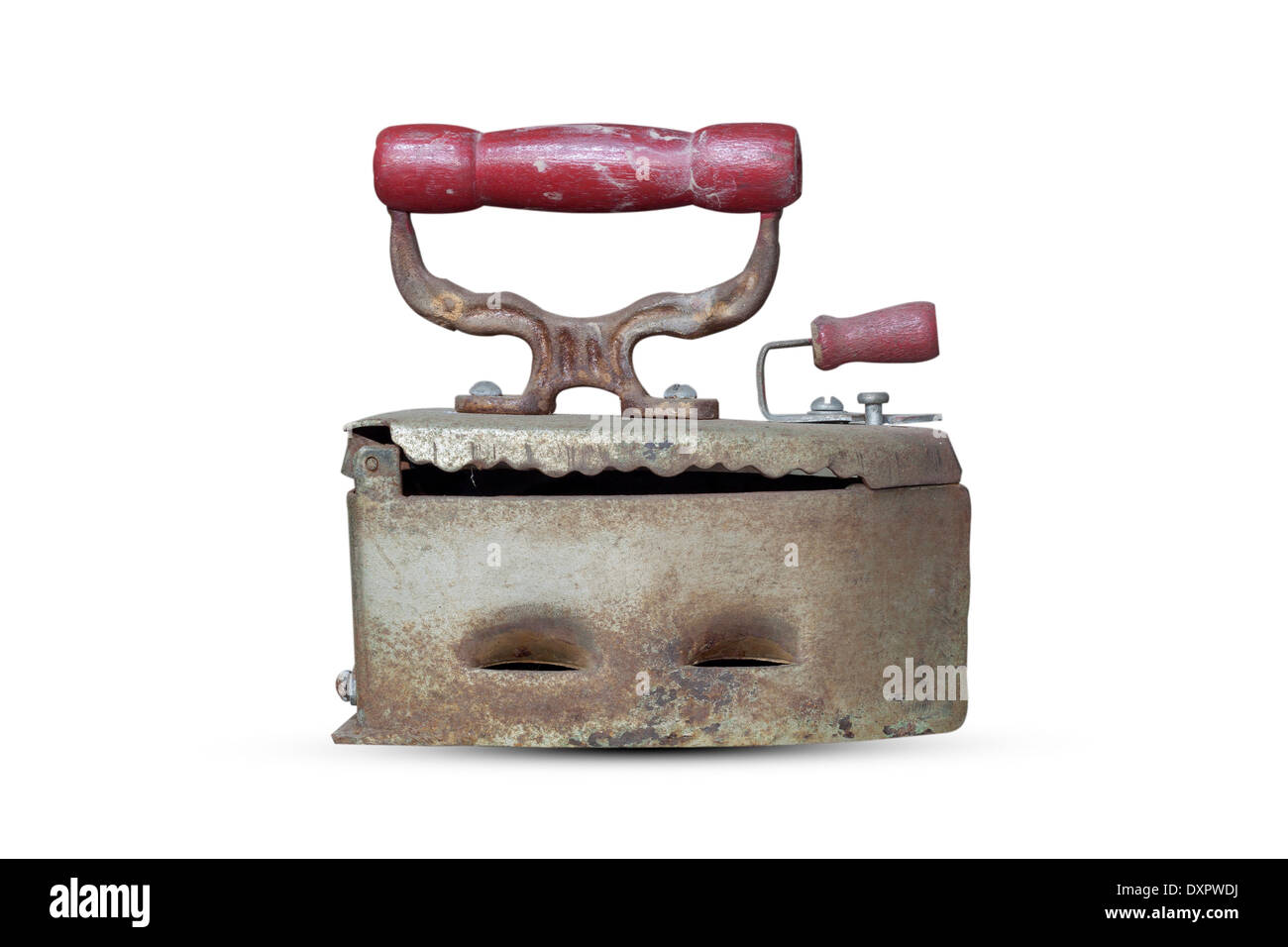 Old iron rust isolated on white background Stock Photo - Alamy