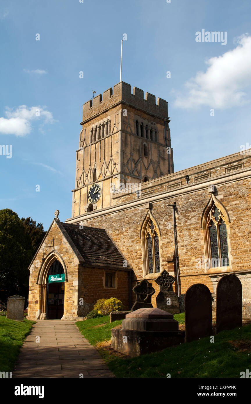 All Saints Church, Earls Barton, Northamptonshire, England, UK Stock ...