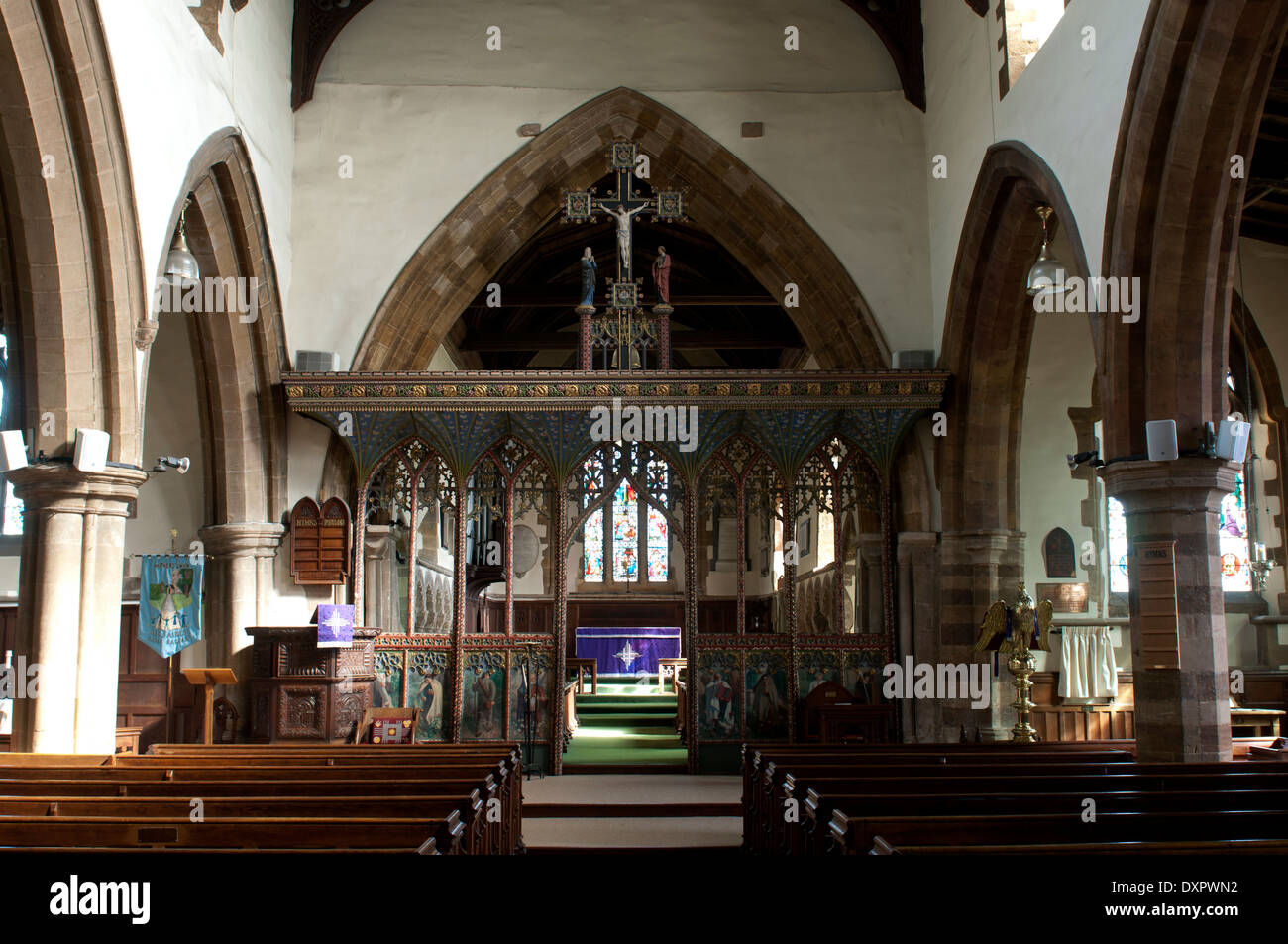 All Saints Church, Earls Barton, Northamptonshire, England, UK Stock ...