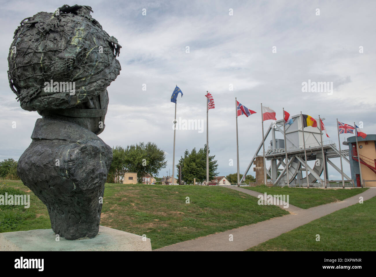 Pegasus bridge benouville hi-res stock photography and images - Alamy