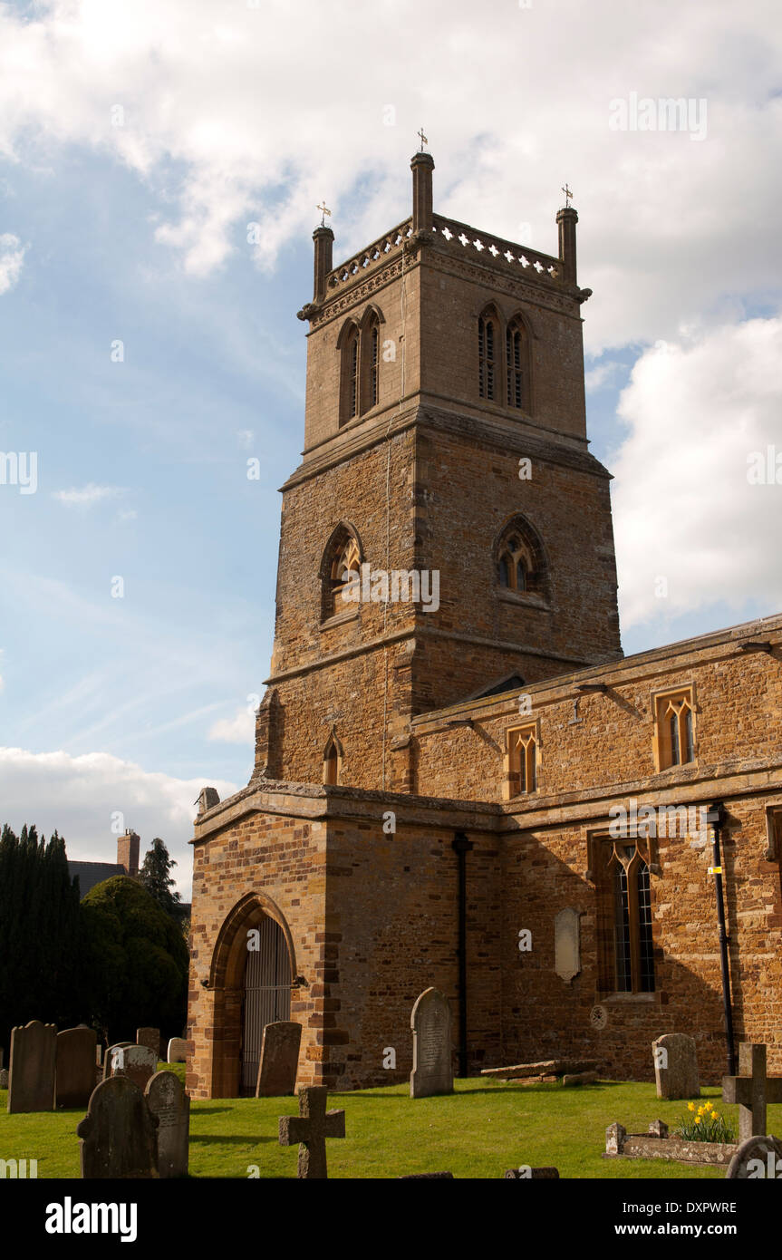 St. Mary Magdalene Church, Ecton, Northamptonshire, England, UK Stock ...