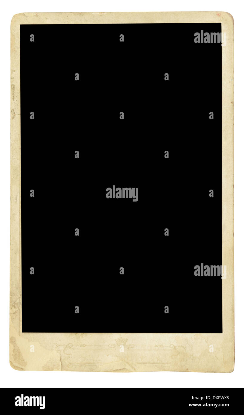 Real photo card Cut Out Stock Images & Pictures - Alamy