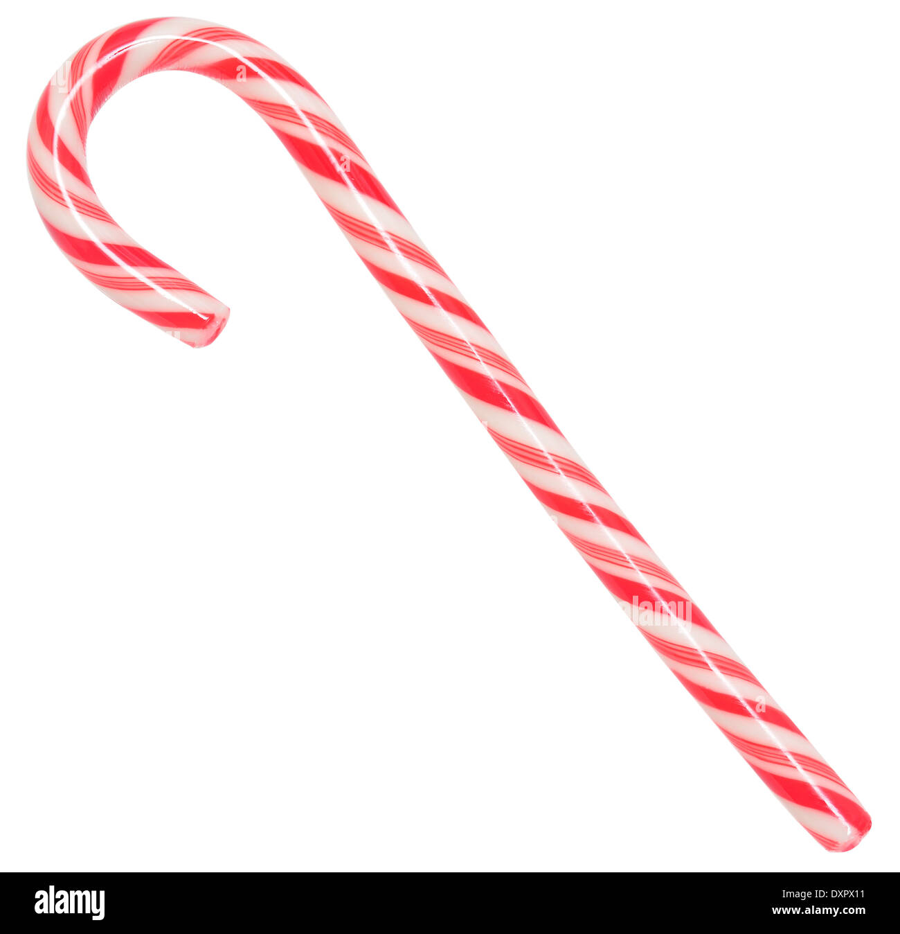 candy cane isolated on white Stock Photo - Alamy