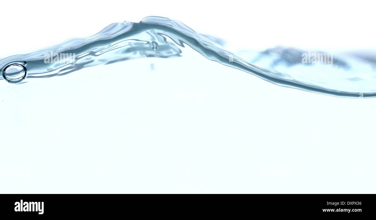 water wave isolated on white Stock Photo - Alamy