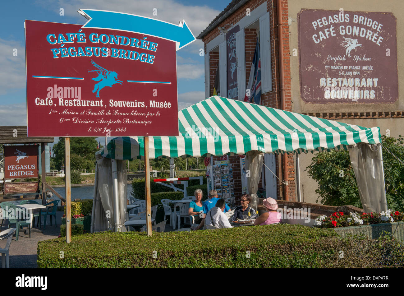 Cafe Gondree Benouville High Resolution Stock Photography and Images ...
