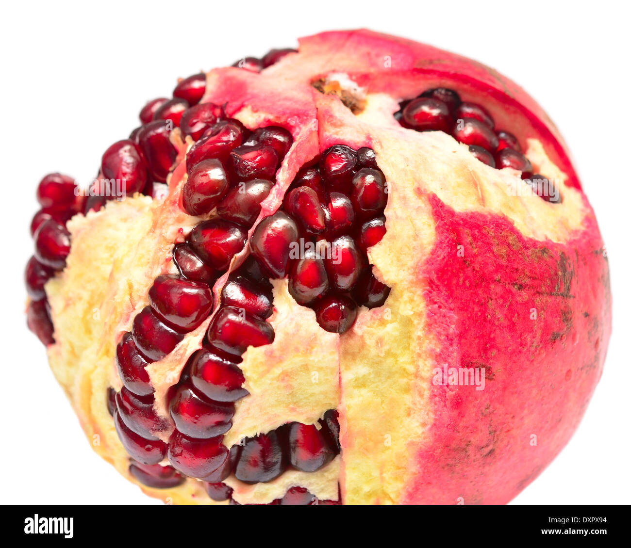 pomegranate isolated on white Stock Photo - Alamy