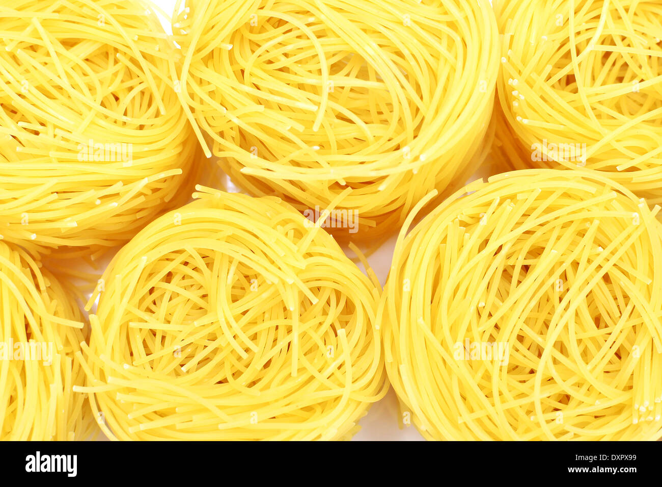 raw round pasta Stock Photo - Alamy