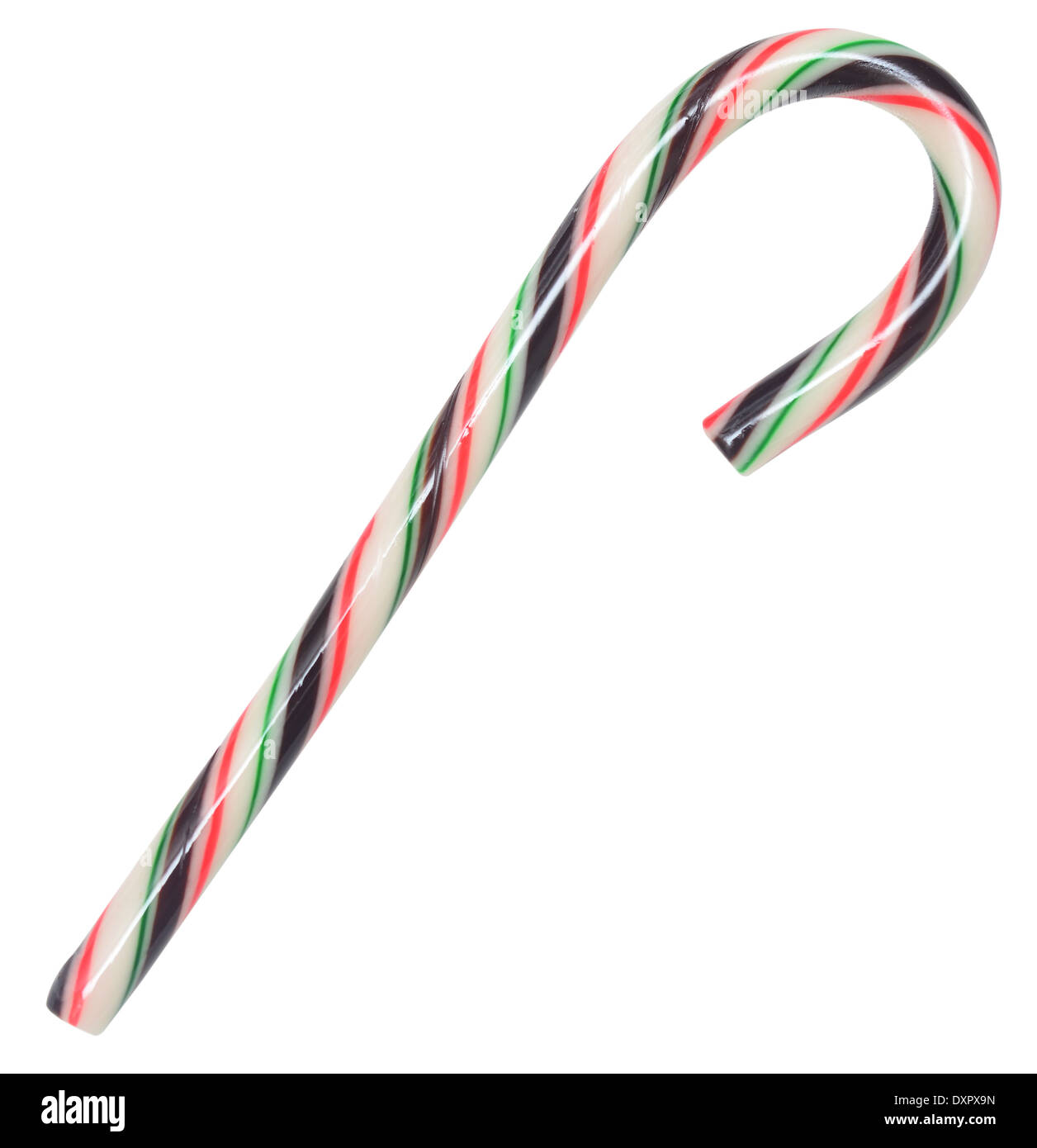candy cane isolated on white Stock Photo - Alamy