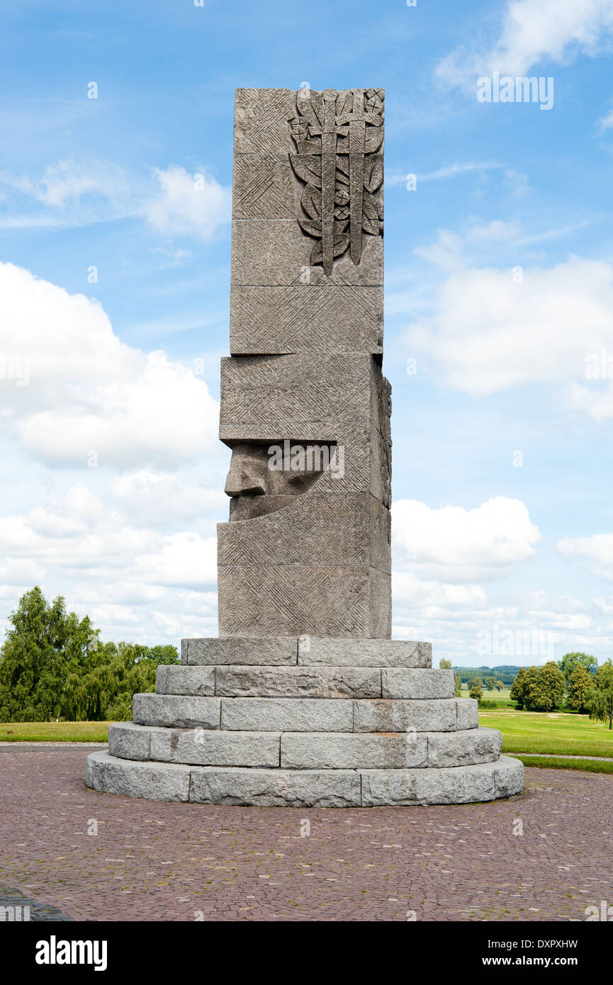 monument to the Battle of Grunwald (1410), Grunwald, Poland Stock Photo ...