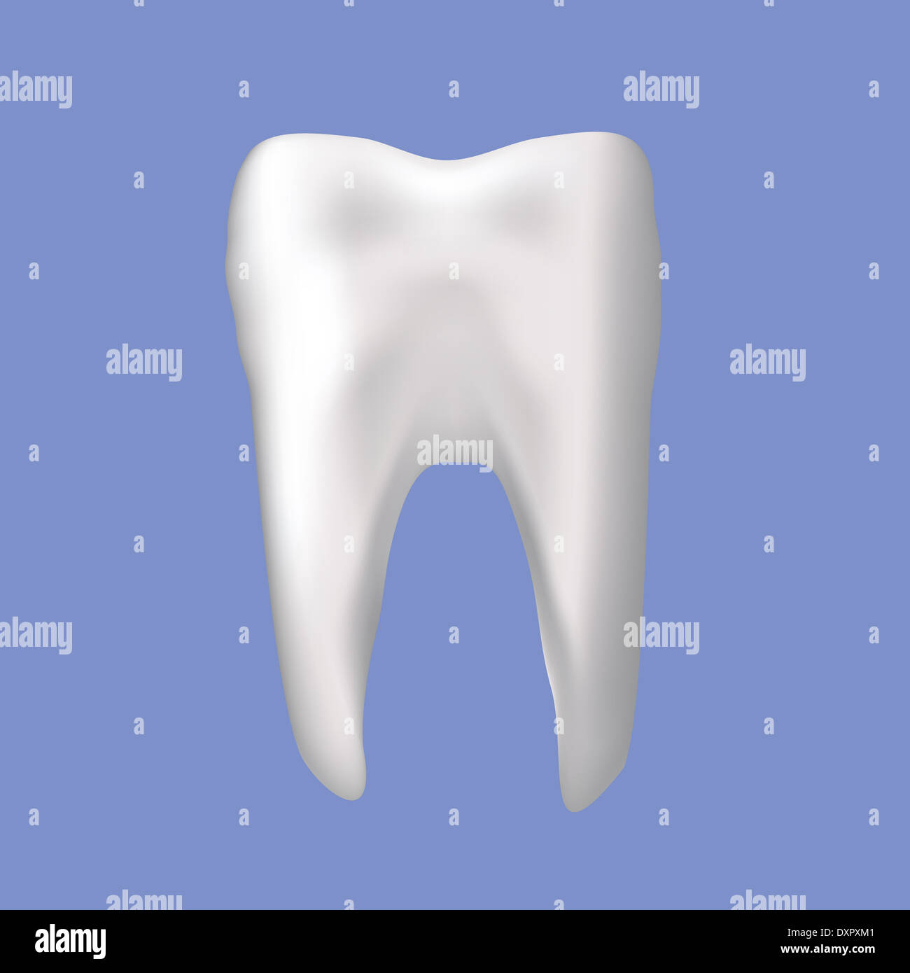 colorful illustration with tooth on a blue background for your design ...