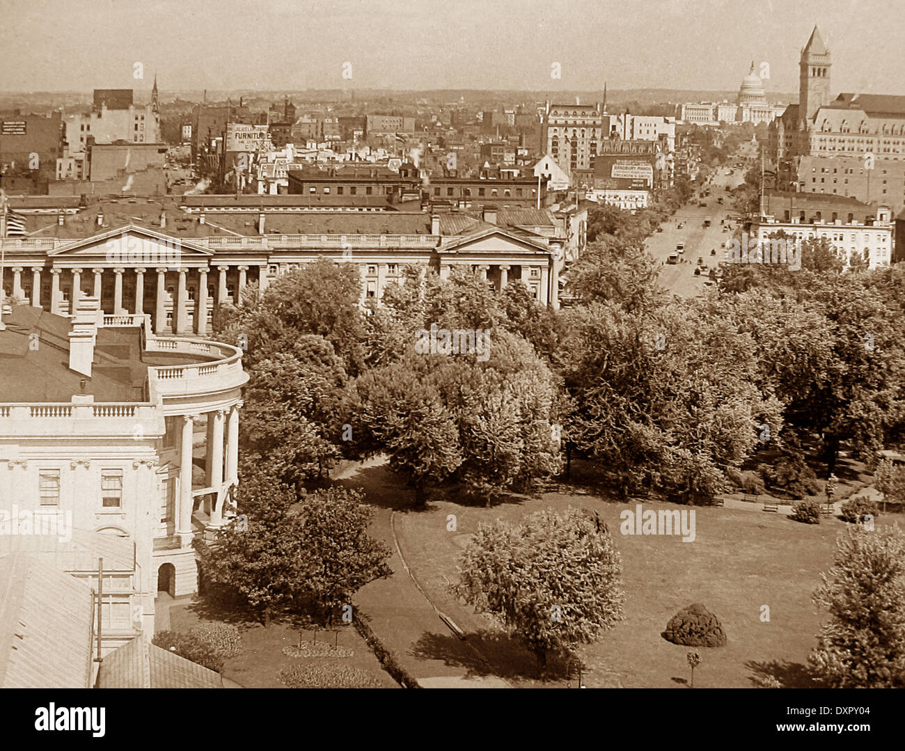 Washington DC USA early 1900s Stock Photo - Alamy