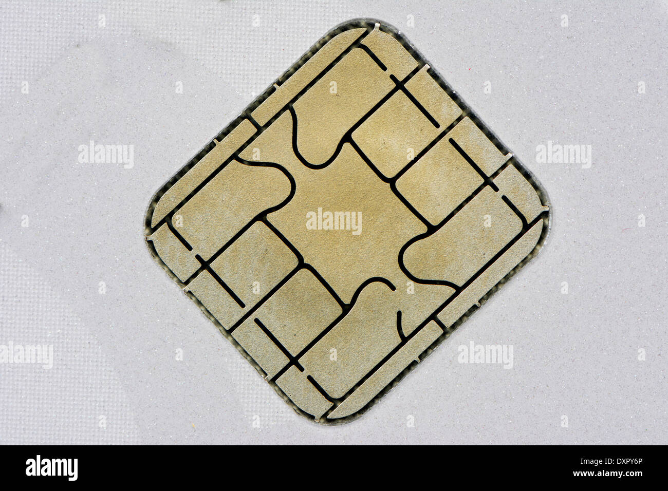 Security chip of a credit card Stock Photo - Alamy