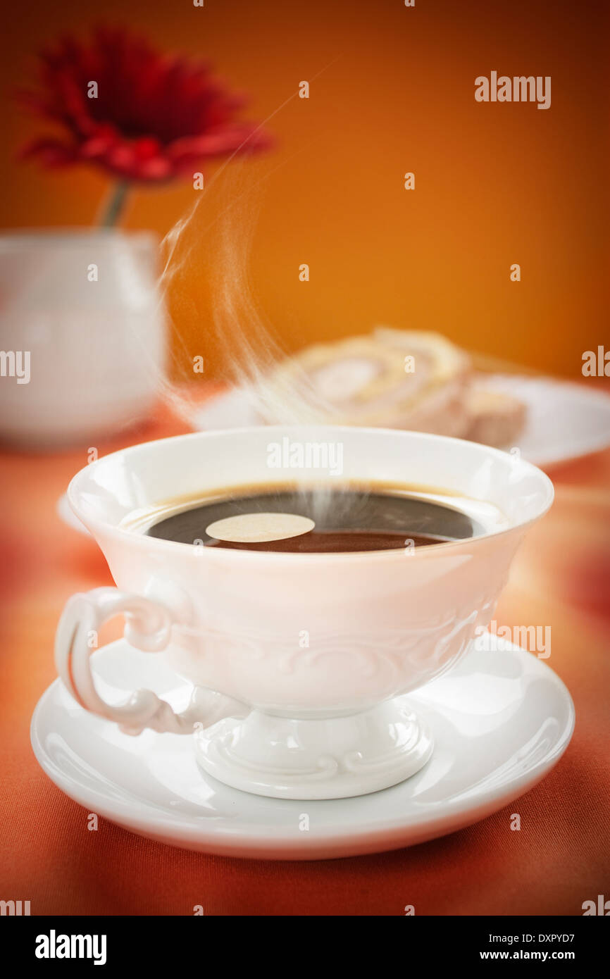 Back coffee cup hi-res stock photography and images - Alamy