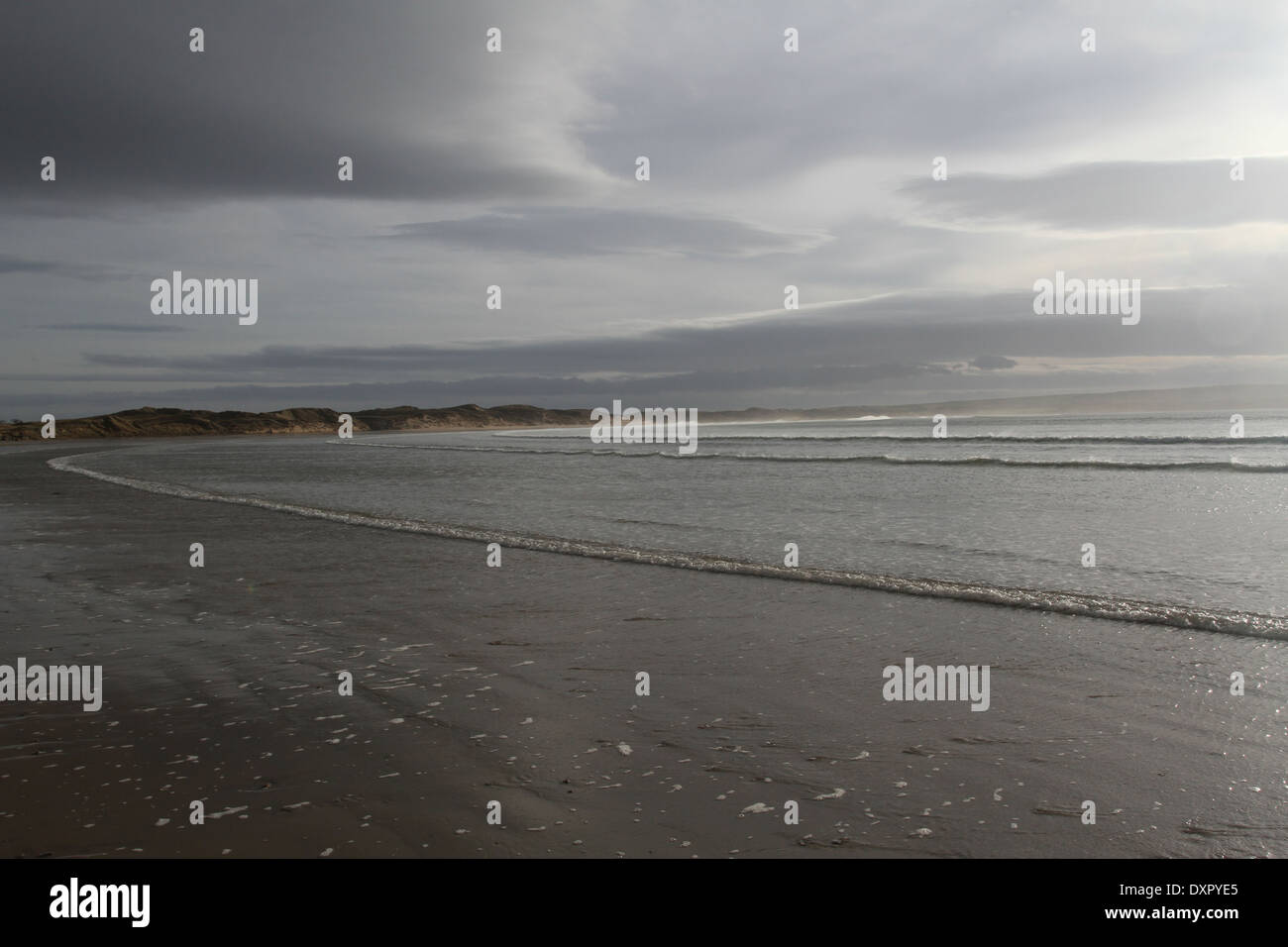 Beach Dunnet Bay Caithness Scotland March 2014 Stock Photo - Alamy