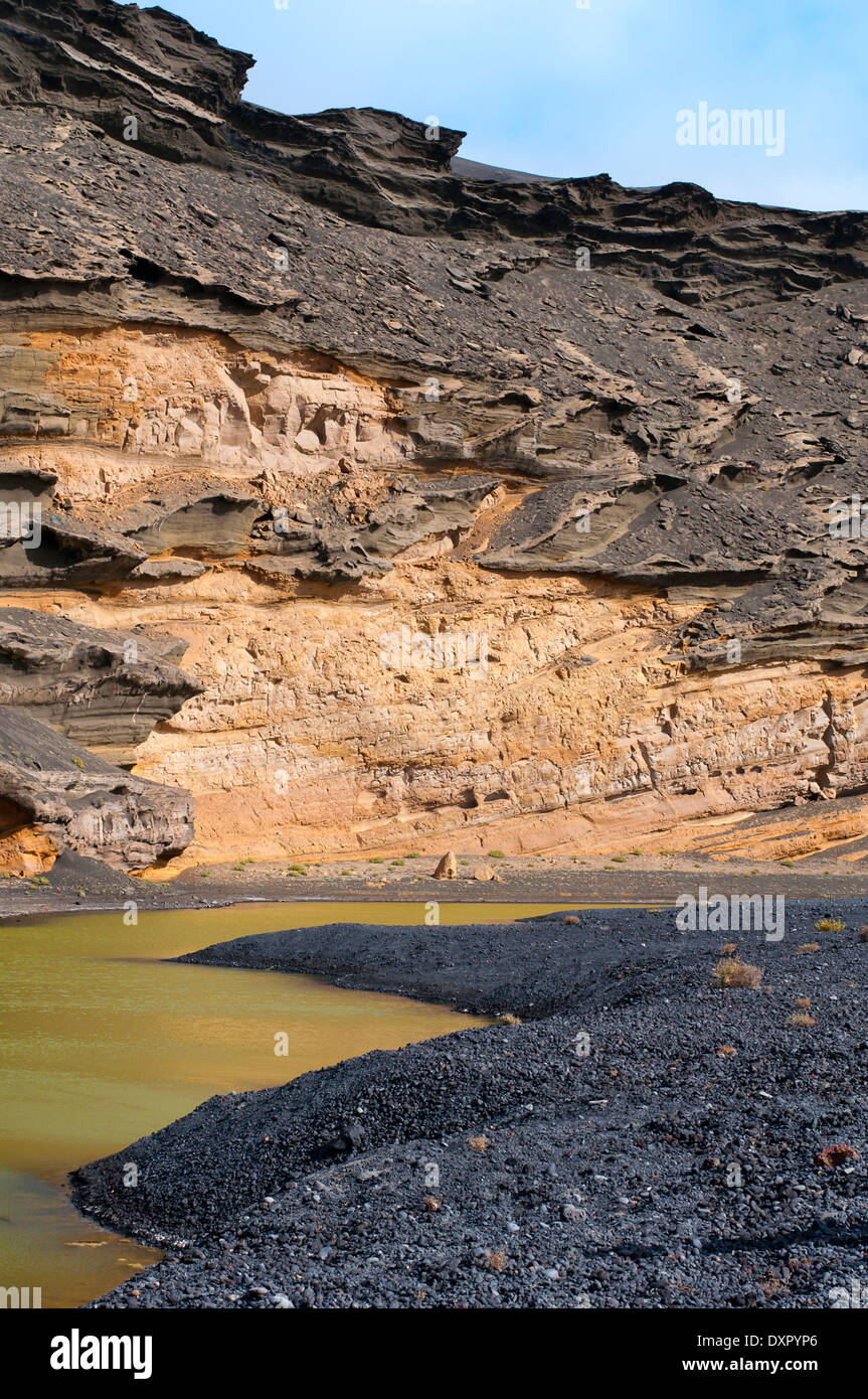 Inside the volcano Stock Photo - Alamy