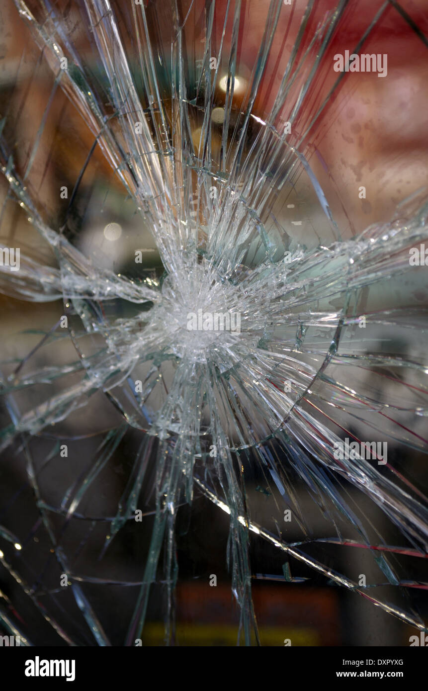 Broken shop window and italy hi-res stock photography and images - Alamy
