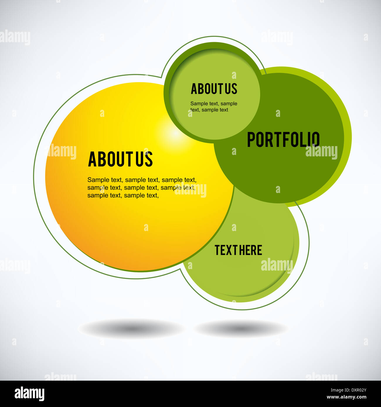 Abstract web site design vector template Stock Photo - Alamy