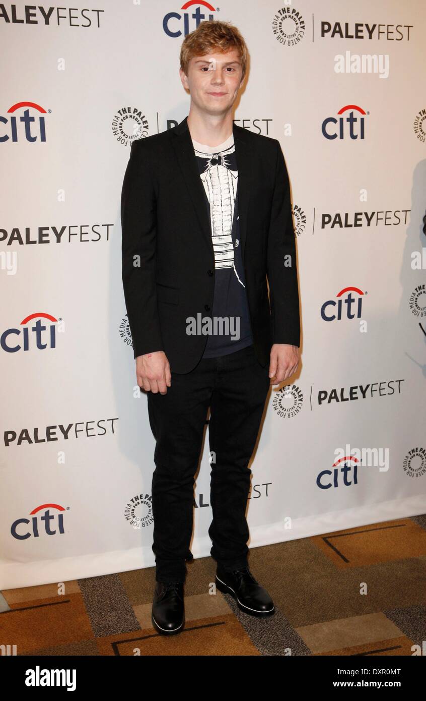 Los Angeles, CA, USA. 28th Mar, 2014. Evan Peters at arrivals for ...