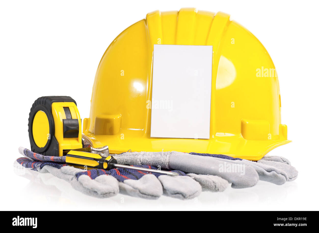 White hard hat Cut Out Stock Images & Pictures - Alamy
