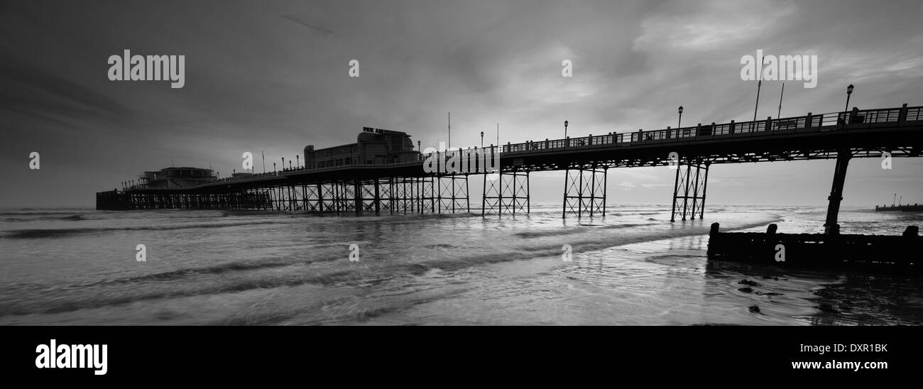Worthing at night Black and White Stock Photos & Images - Alamy