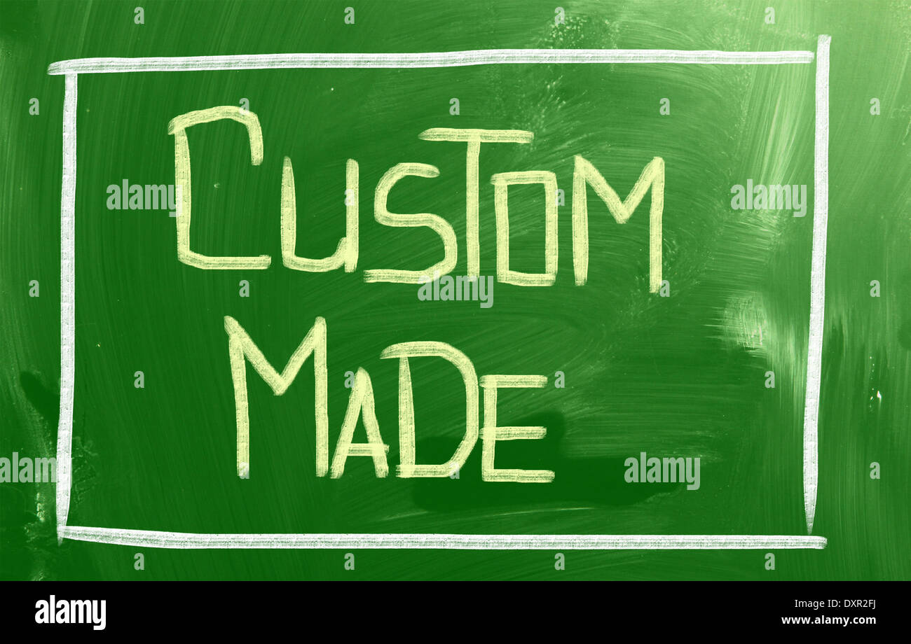 Custom Made Concept Stock Photo - Alamy