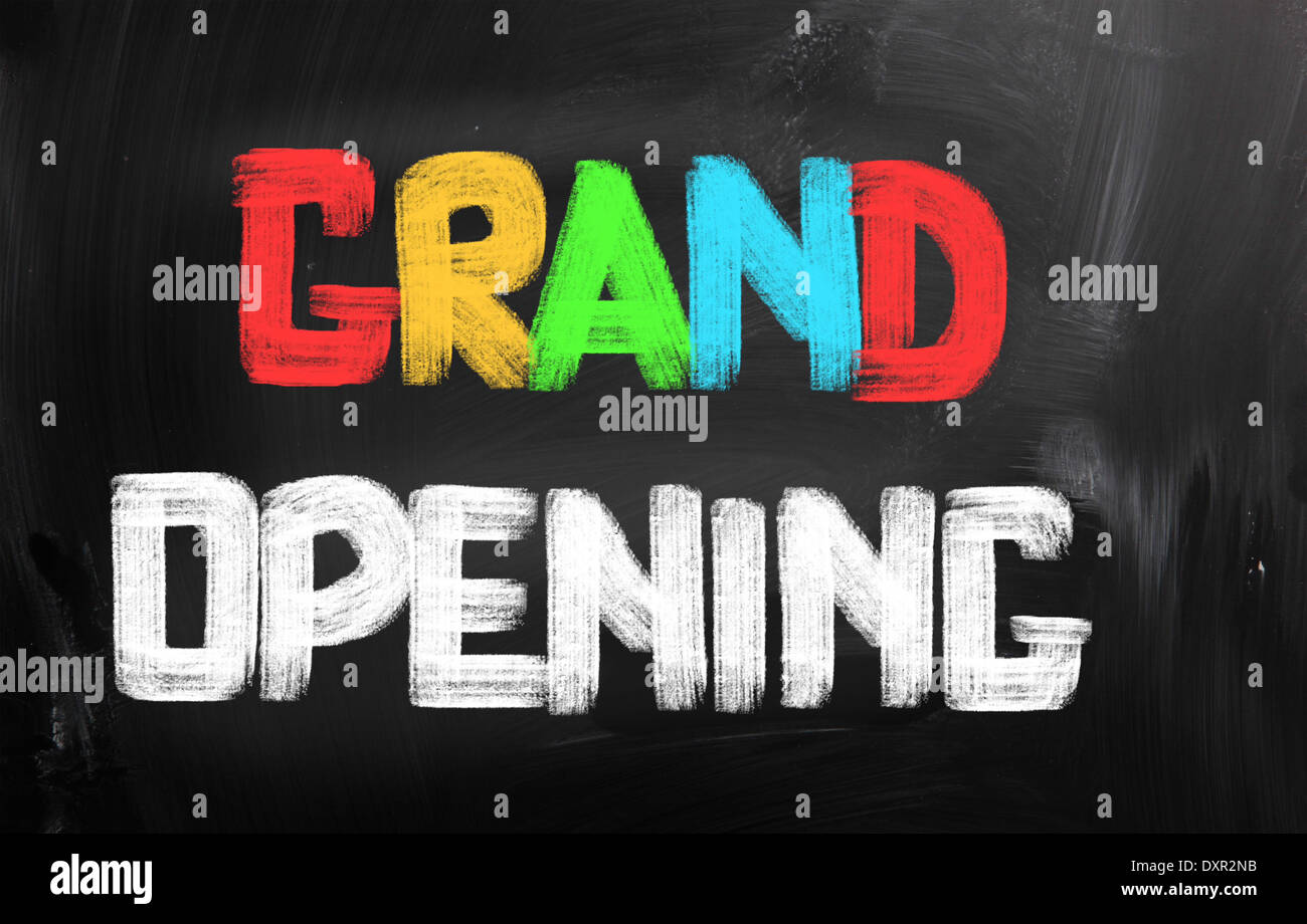 Grand Opening Concept Stock Photo - Alamy