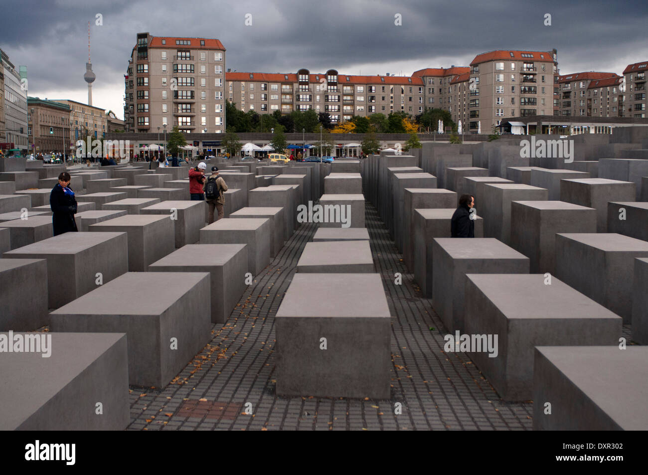 Berlin Memorial for the Murdered Jews of Europe. Holocaust memorial ...