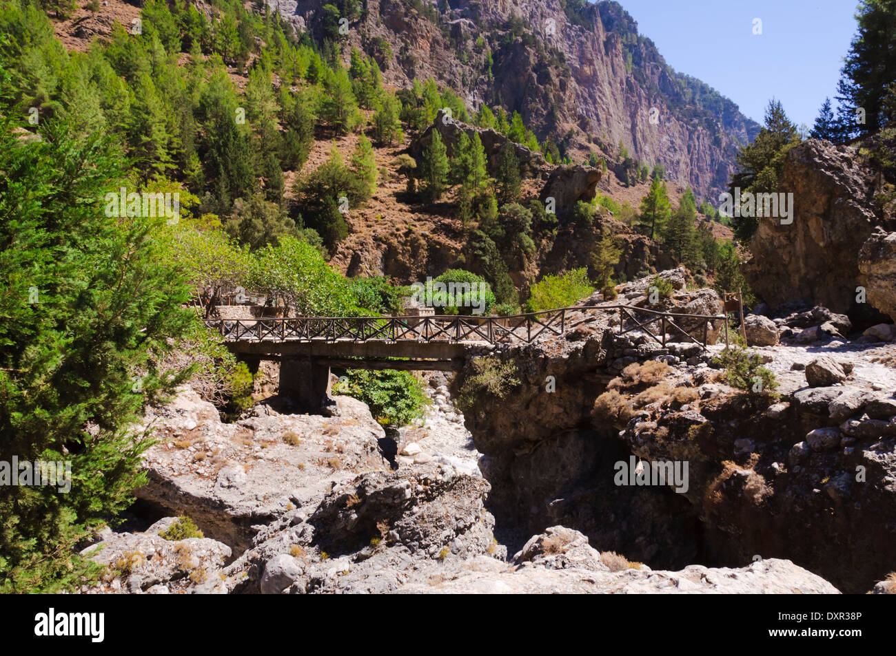 The Samaria Gorge is a National Park of Greece on the island of Crete ...