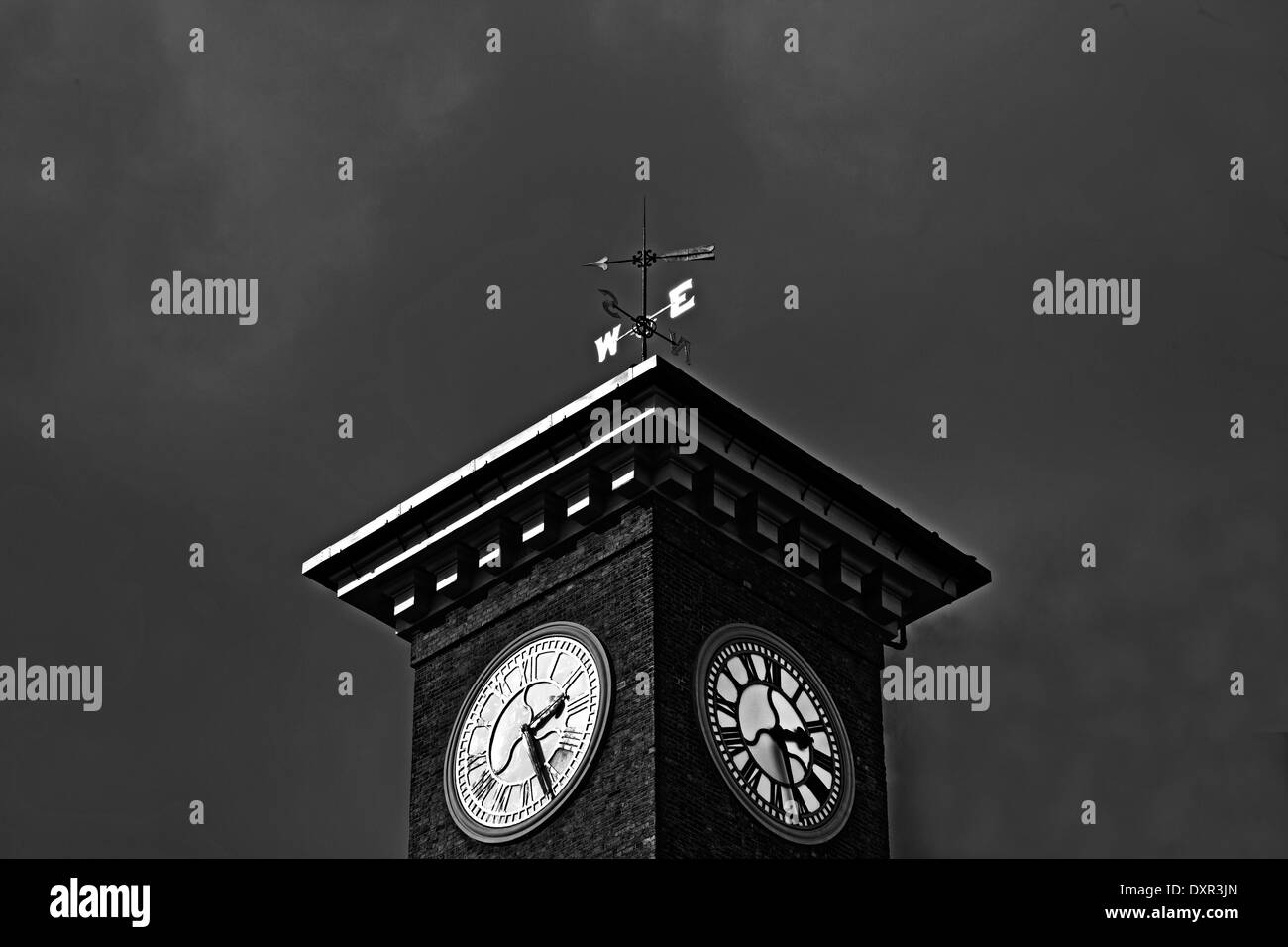 Clock tower 19th century Black and White Stock Photos & Images - Alamy