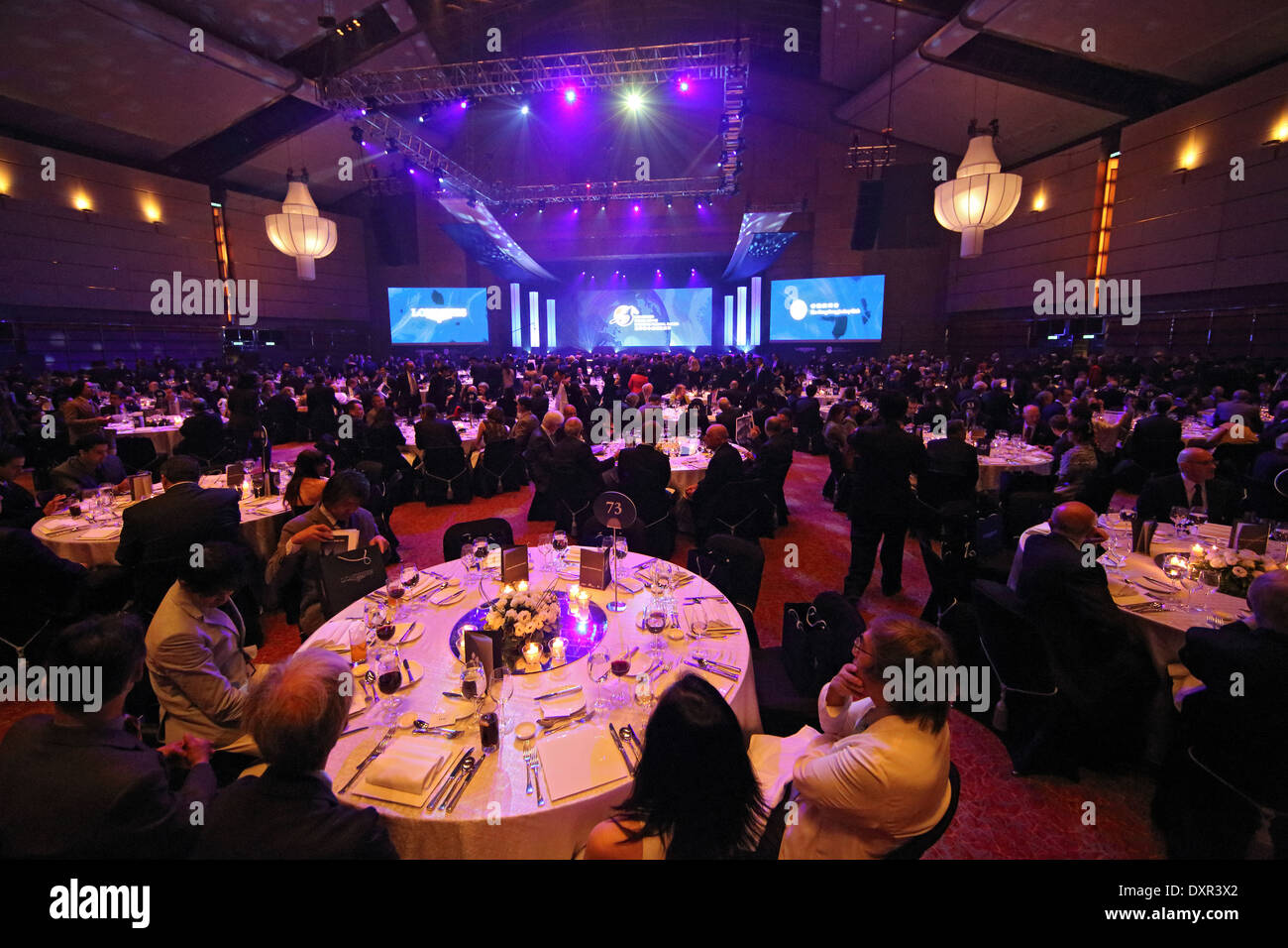 Gala dinner tables hi-res stock photography and images - Alamy