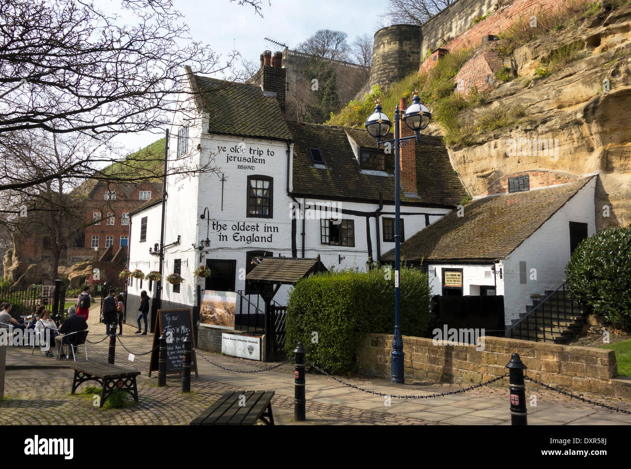 Ye Old Trip To Jerusalem Inn High Resolution Stock Photography and ...