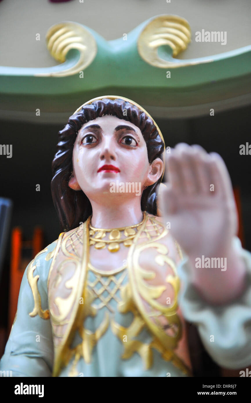 Female figure on fairground organ hi-res stock photography and images ...
