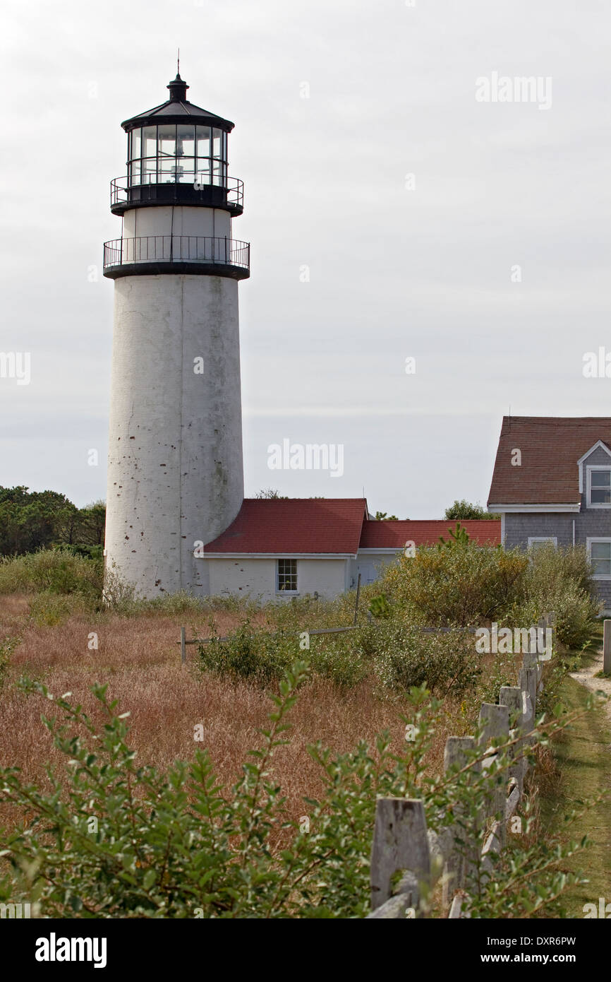 Cape Cod Highland Lighthouse, Cape Cod National Seashore, North Truro ...
