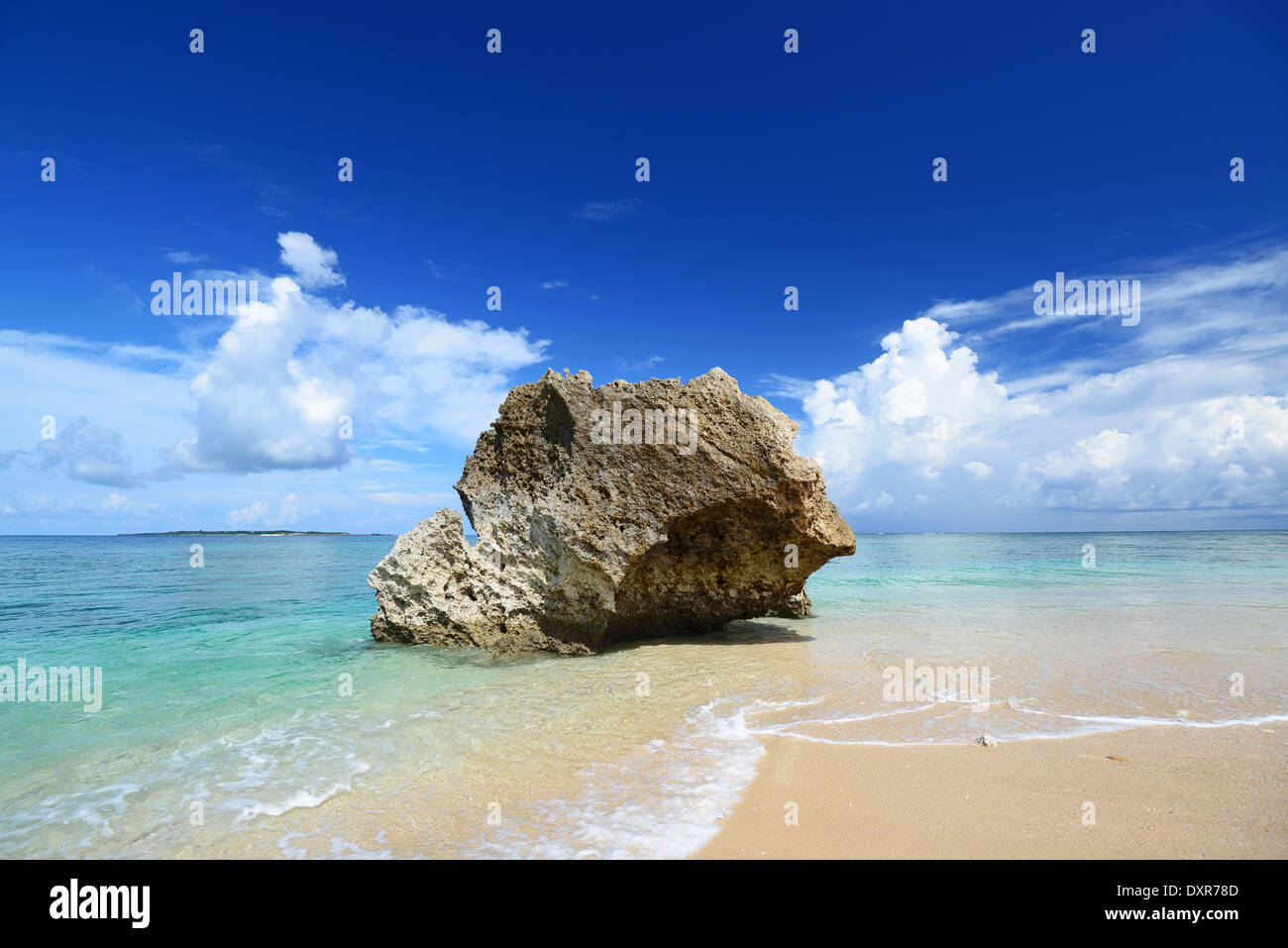 Beautiful beach in Okinawa Stock Photo - Alamy