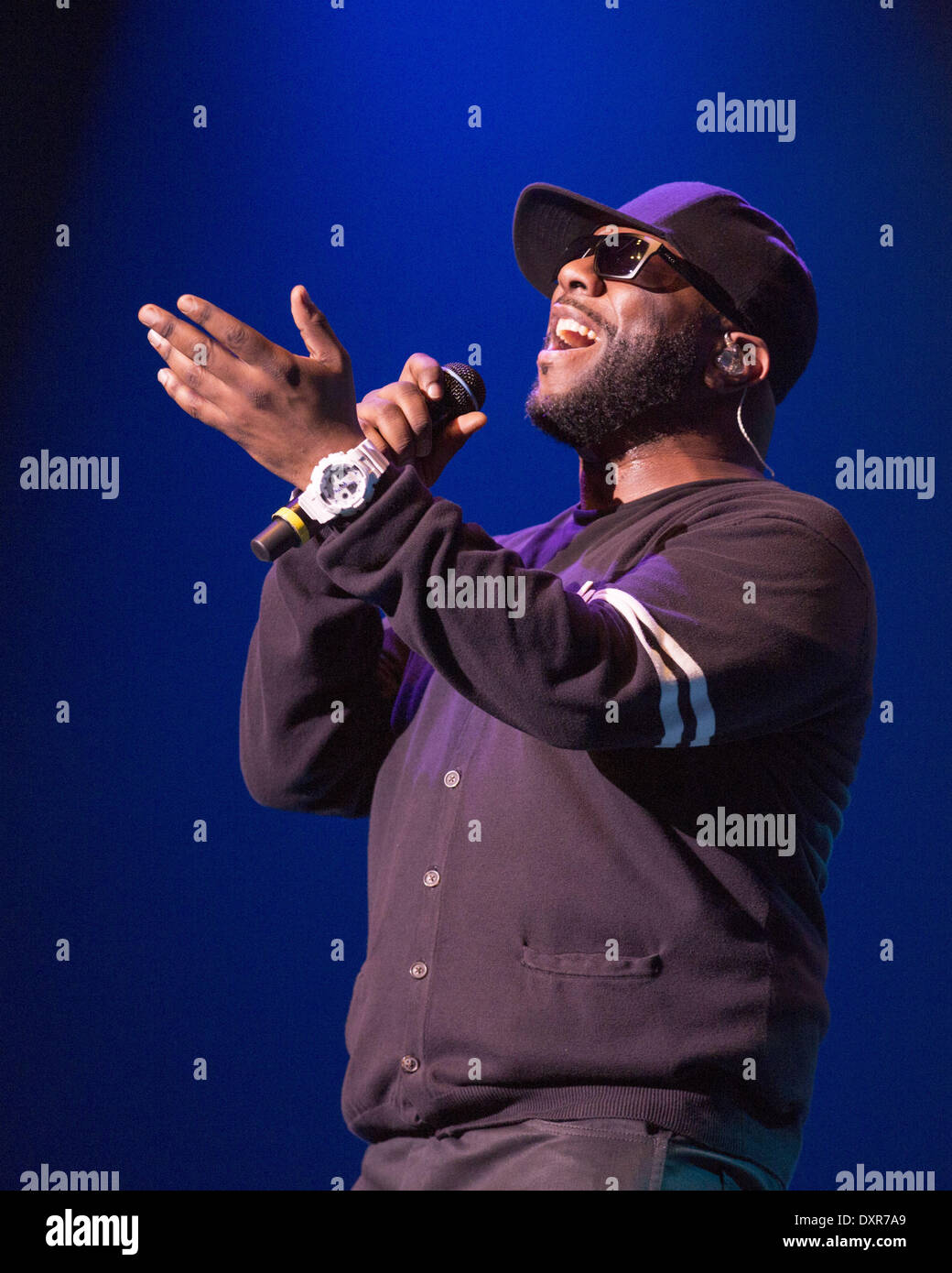 Hammond, Indiana, USA. 28th Mar, 2014. WANYE MORRIS of Boyz II Men ...