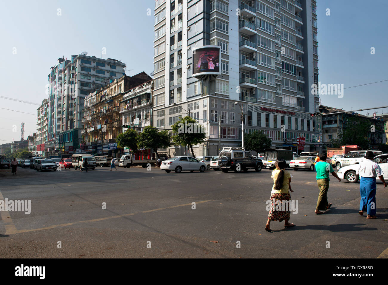 Myanmar, Yangon, City, Daily life Stock Photo - Alamy
