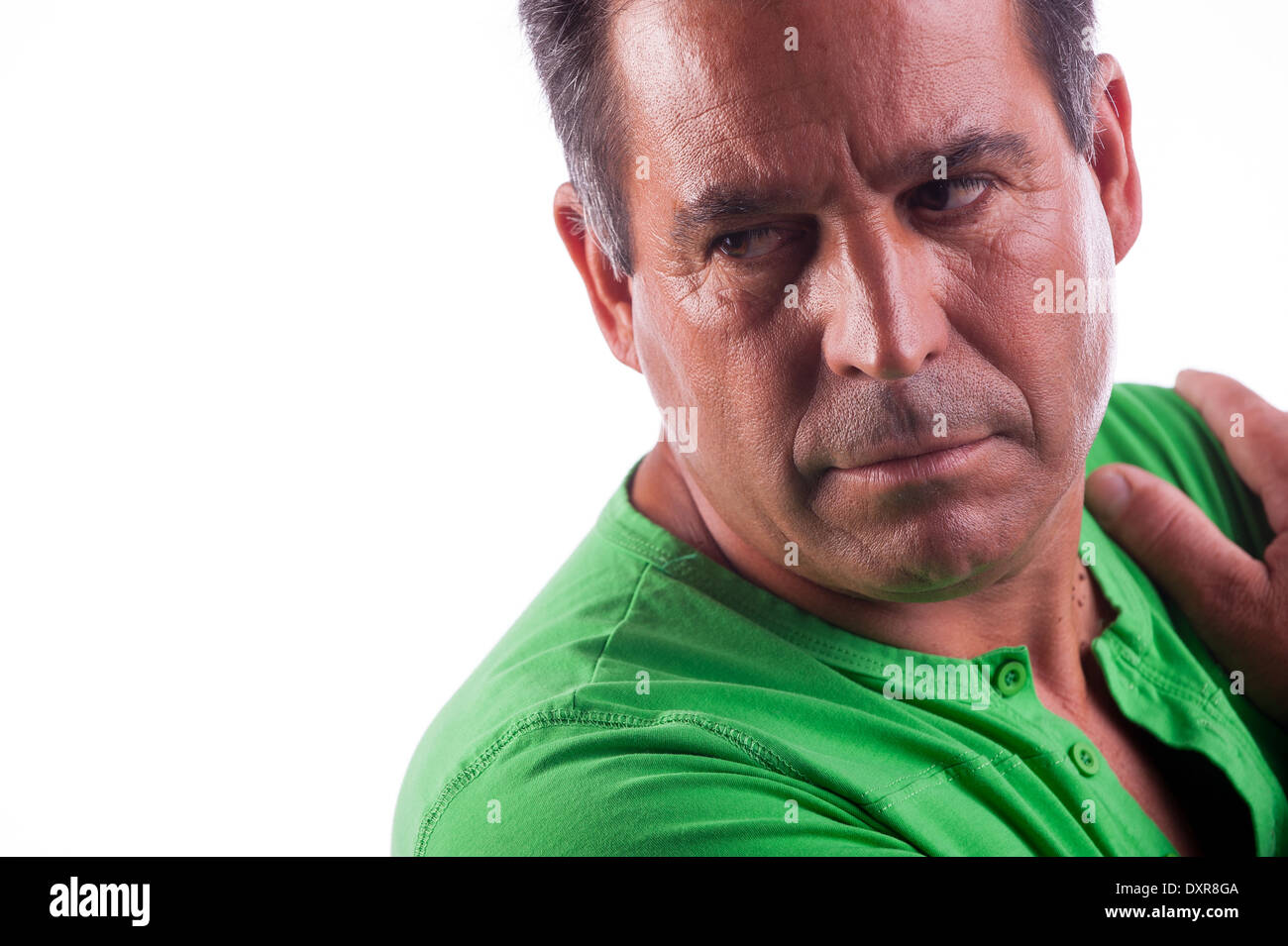 man looking serious Stock Photo - Alamy