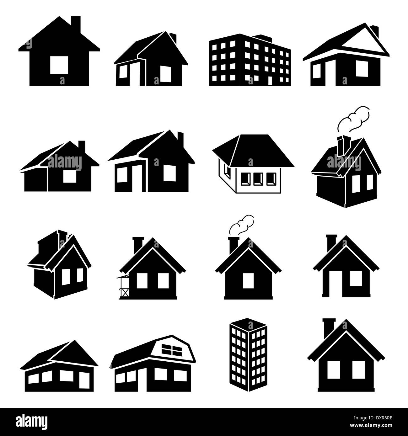 Business structure set Black and White Stock Photos & Images - Alamy