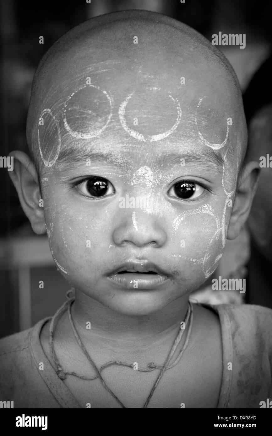 Myanmar, Yangon, Portrait Stock Photo - Alamy