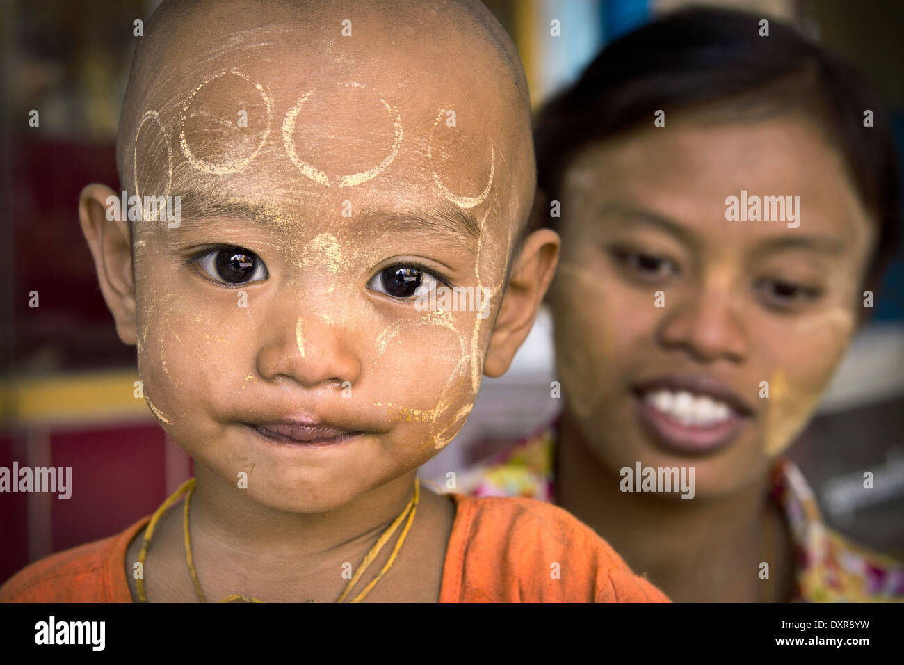 Myanmar, Yangon, Portrait Stock Photo - Alamy