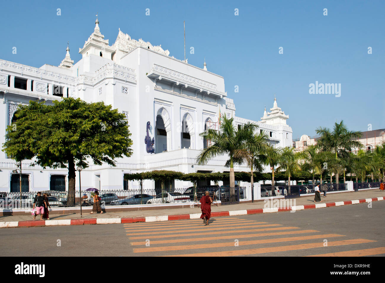 Myanmar, Yangon, Town hall Stock Photo - Alamy