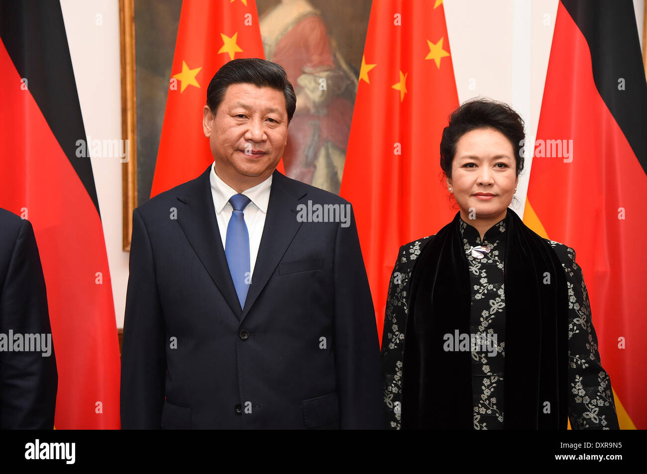 Berlin, Germany. 28th Mar, 2014. Xi Jinping and his wife Peng Liyuan ...
