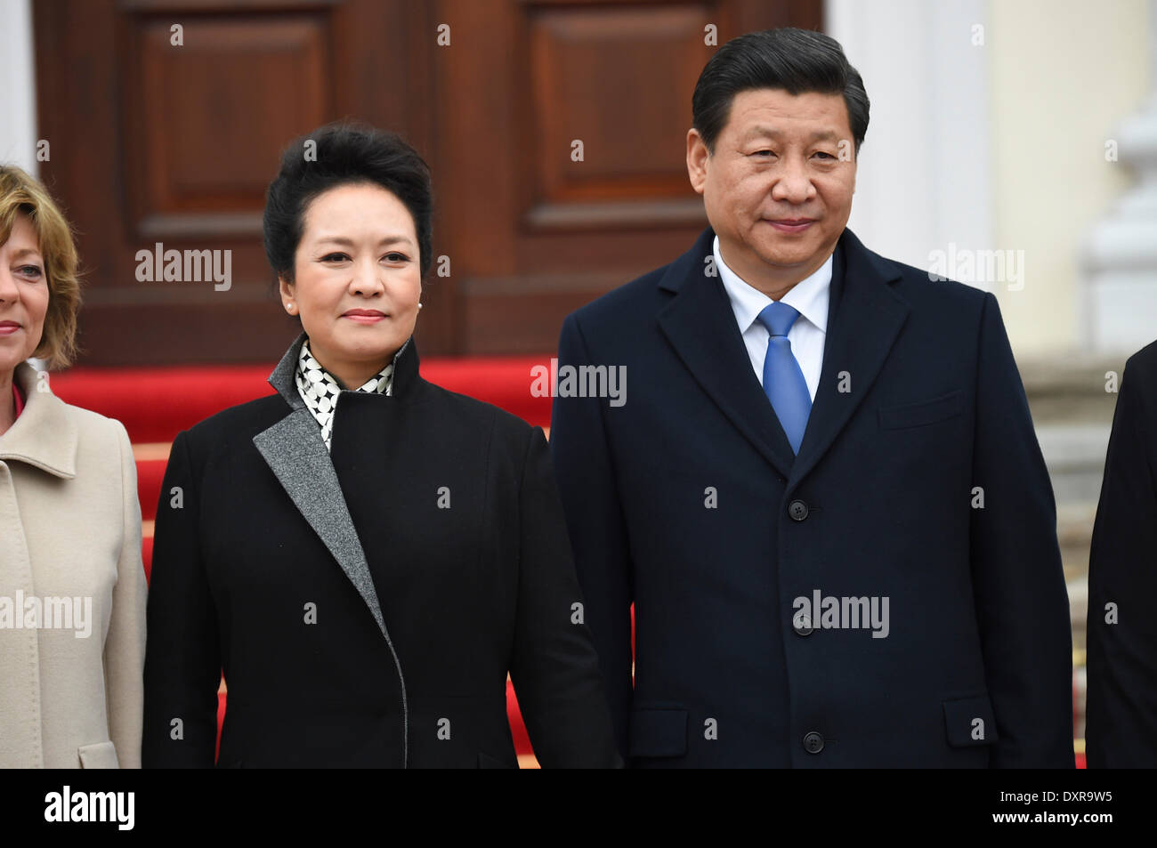 Berlin, Germany. 28th Mar, 2014. Xi Jinping and his wife Peng Liyuan ...