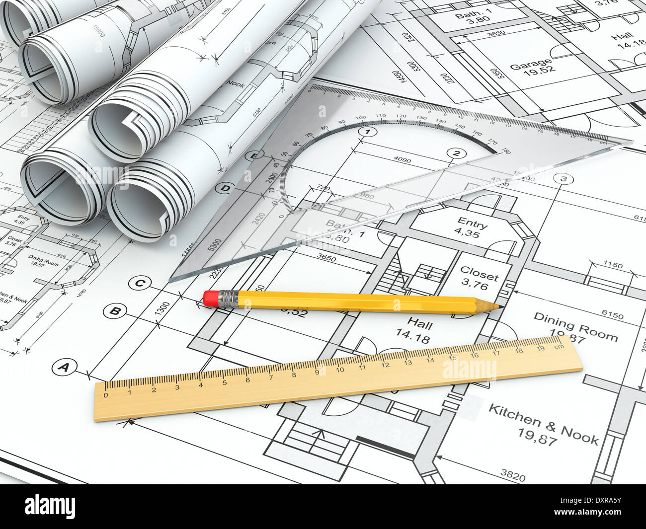 Civil Engineering Drawing 3d