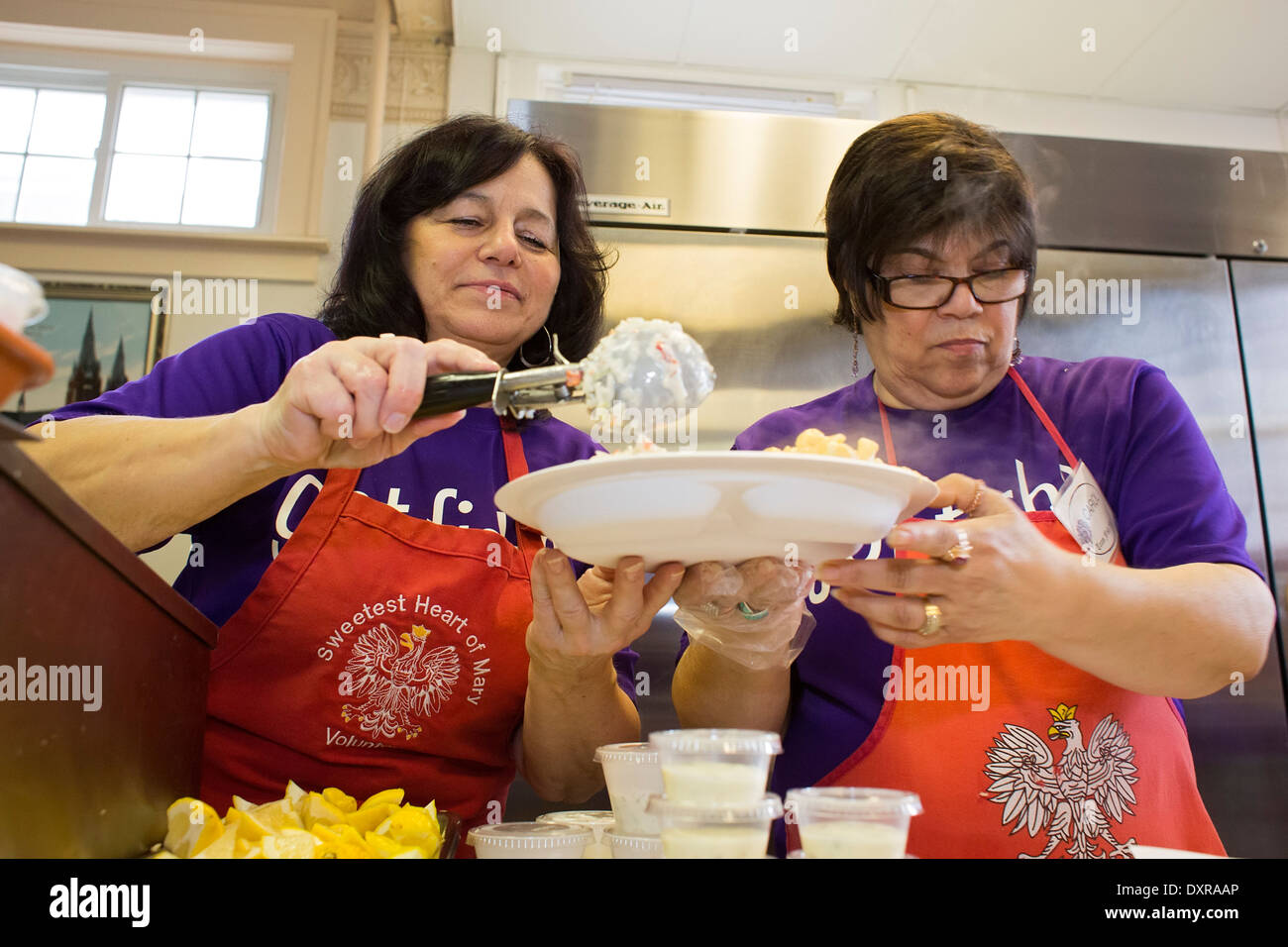 Friday Evening Fish Fry During Lent at Catholic Church Stock Photo - Alamy