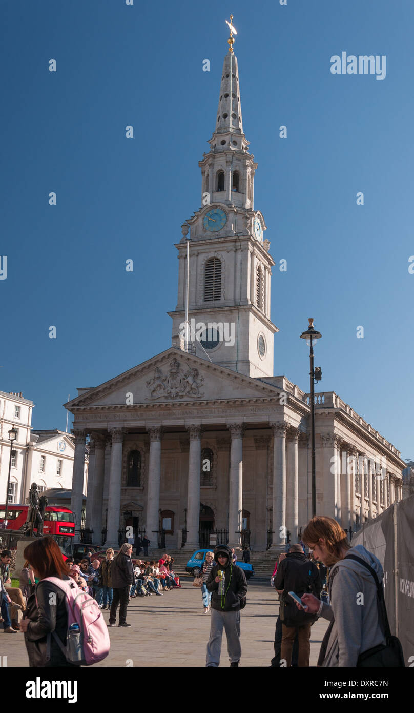 St Martin in the Fields Church Stock Photo - Alamy