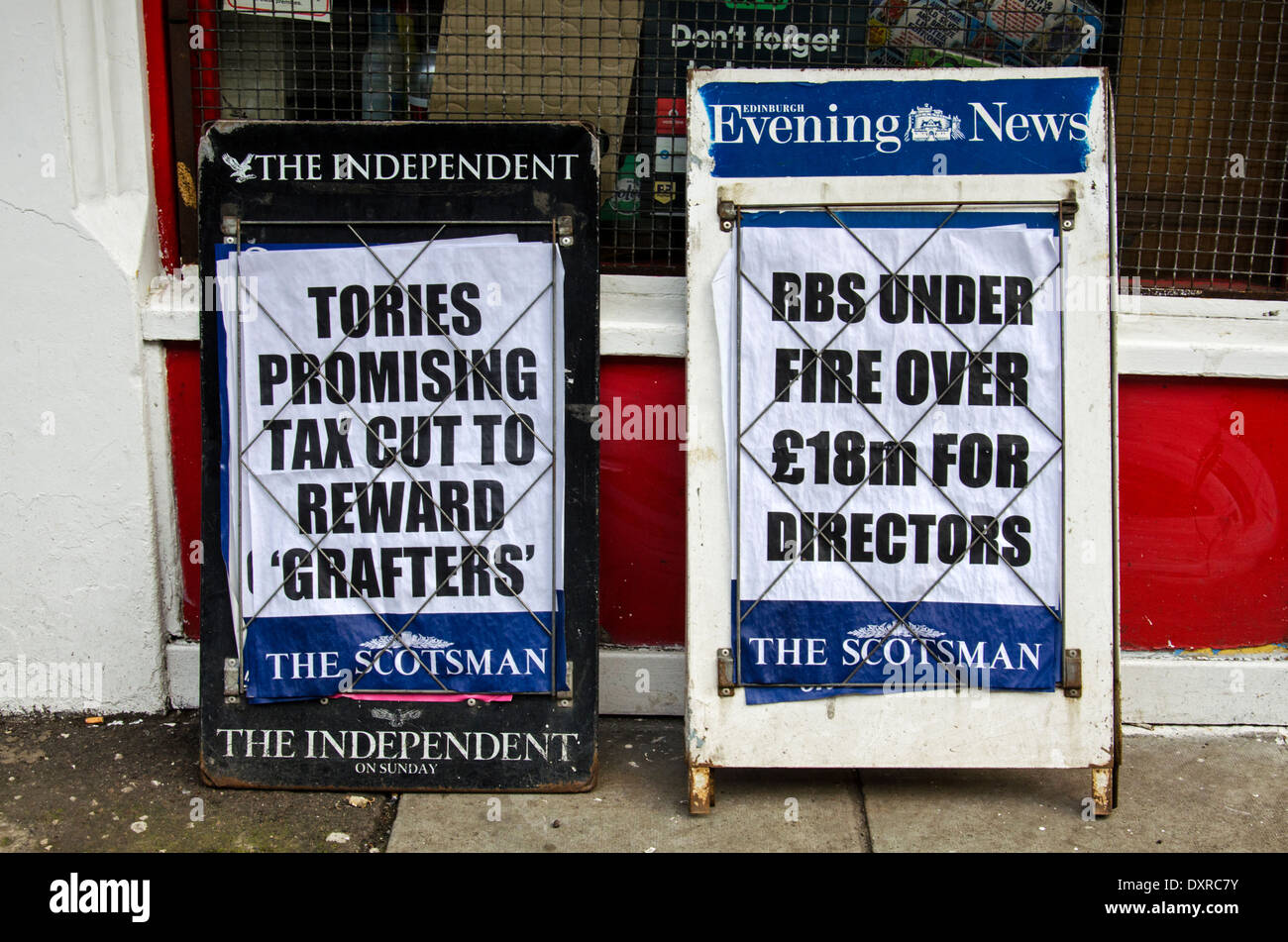 Newspaper Headlines Board High Resolution Stock Photography and Images ...