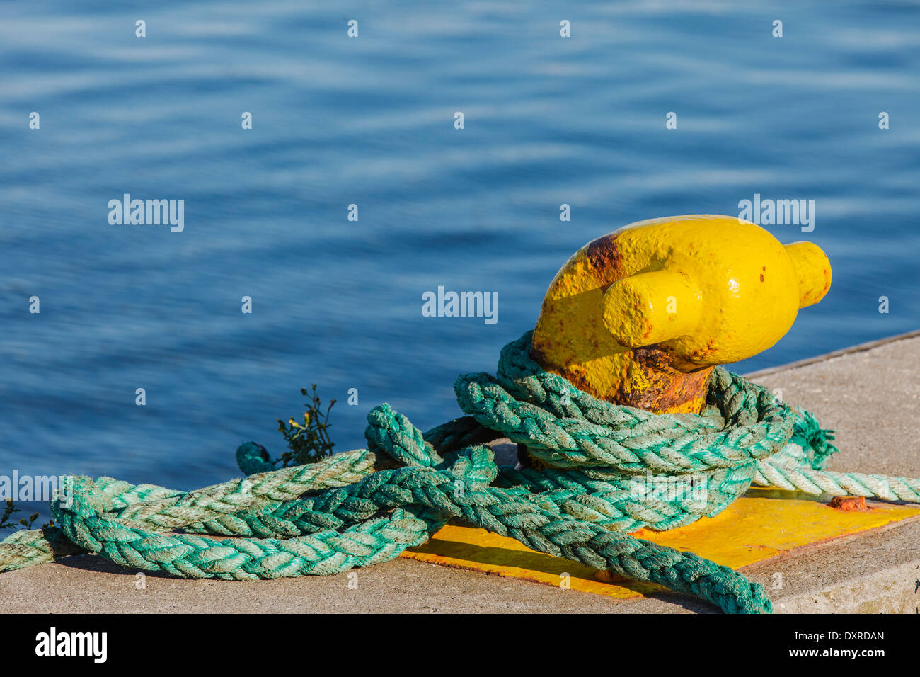 Fasteners, port Tyboron, Denmark Stock Photo - Alamy