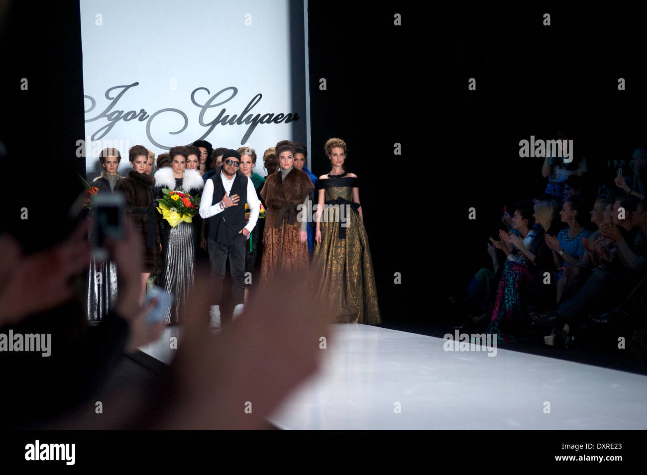 Moscow, Russia. 29th Mar, 2014. The fashion show of designer Igor ...