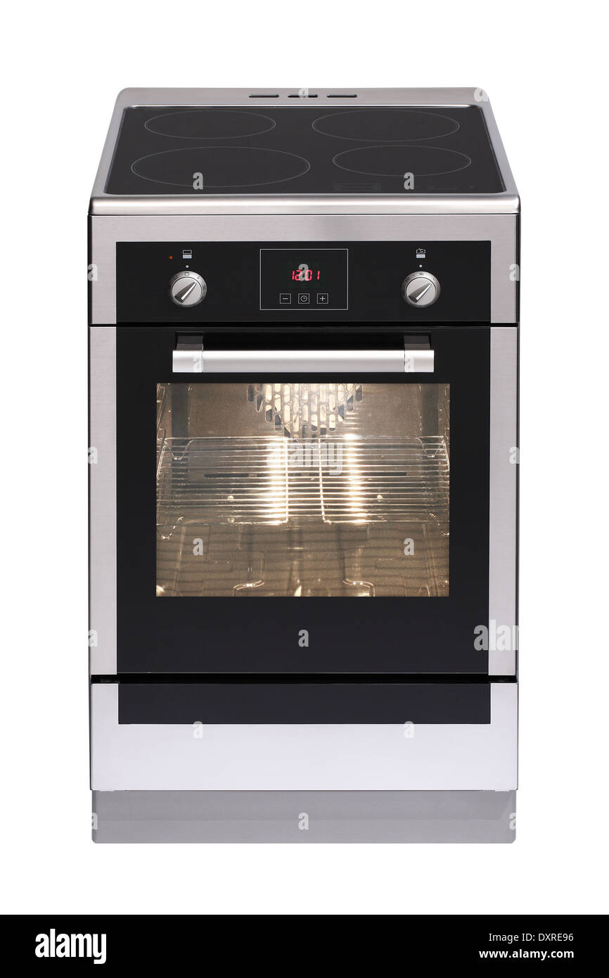 Electric cooker isolated on white Stock Photo - Alamy